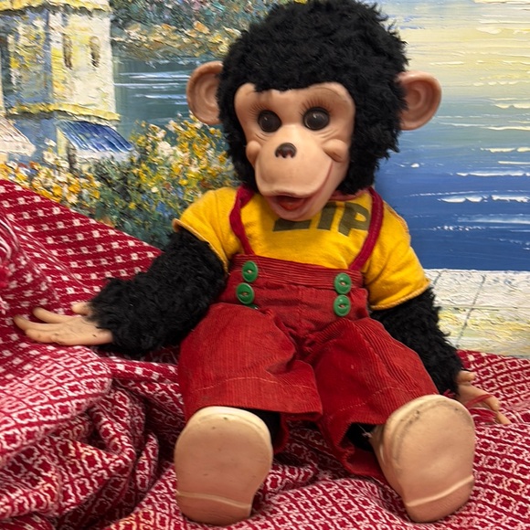 Rushton | Holiday | Vintage Zip Zippy The Monkey Rubber Face 5 Plush ...